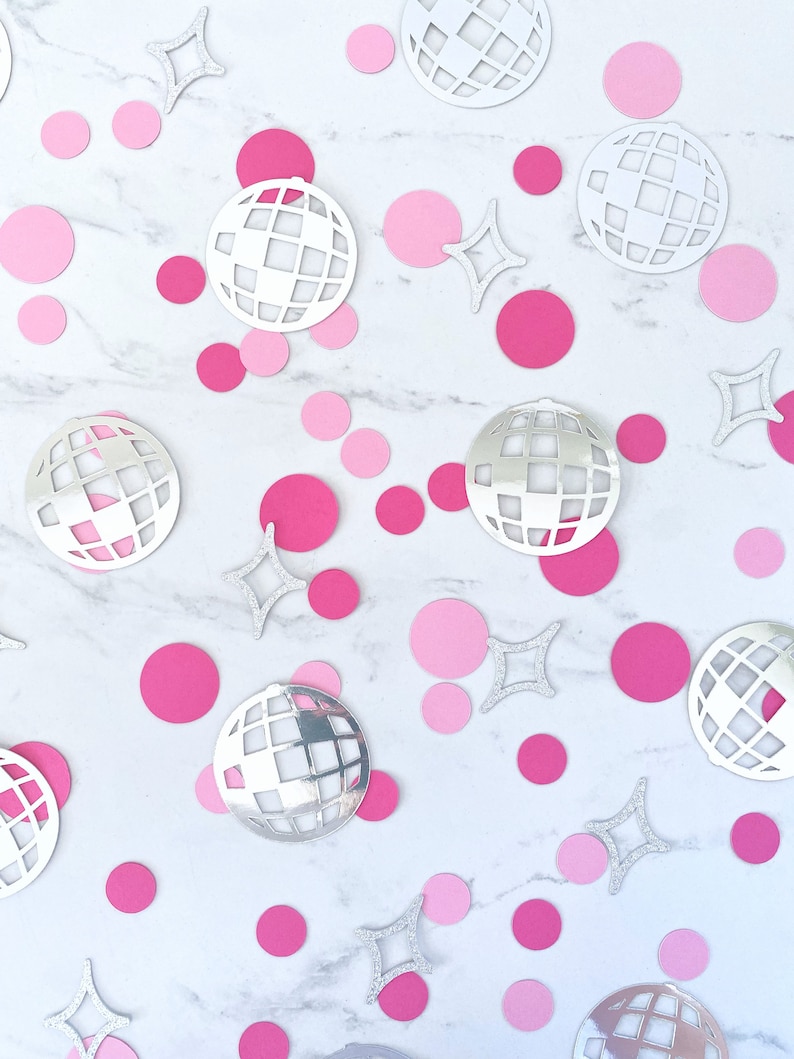 Disco Party Confetti, Disco Decorations, Disco Bach Party, Disco ...