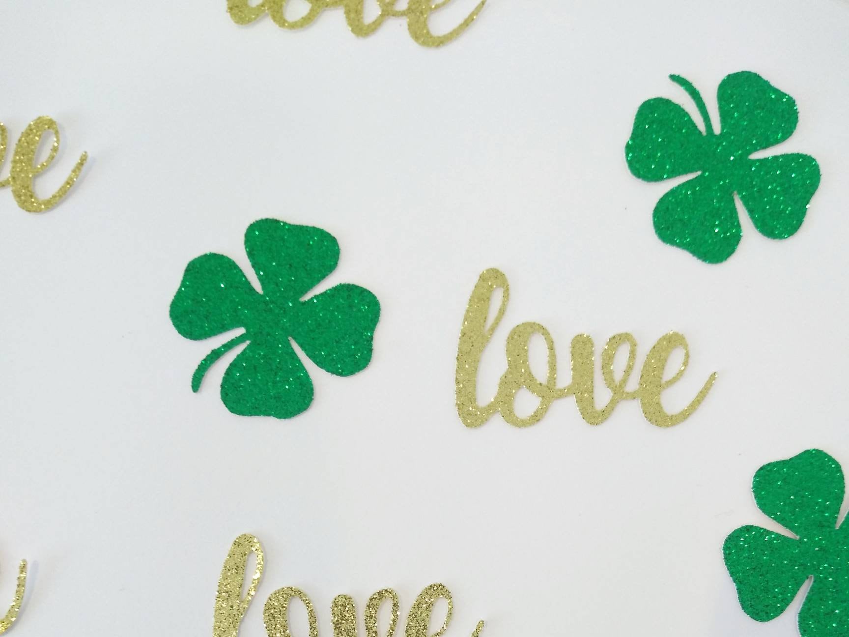 Lucky in Love and Shamrock Banner Lucky in Love Bridal - Etsy