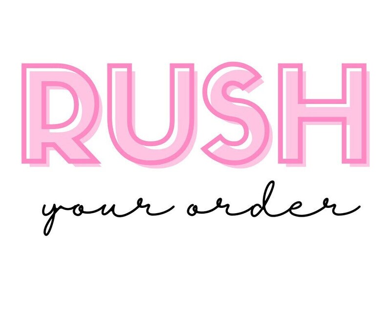 RUSH YOUR ORDER - Etsy