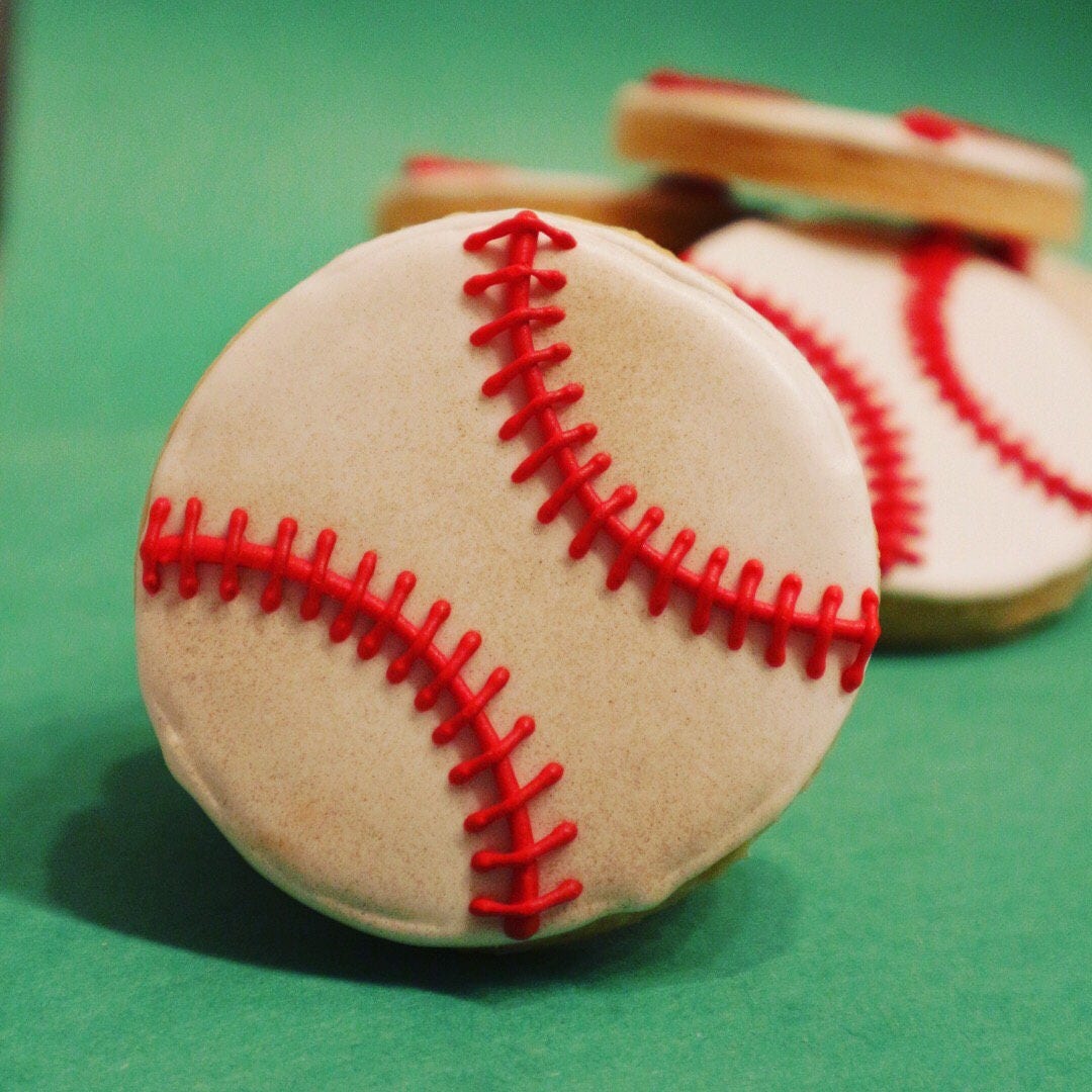 Babeball Cookies- 1 Dozen - Etsy