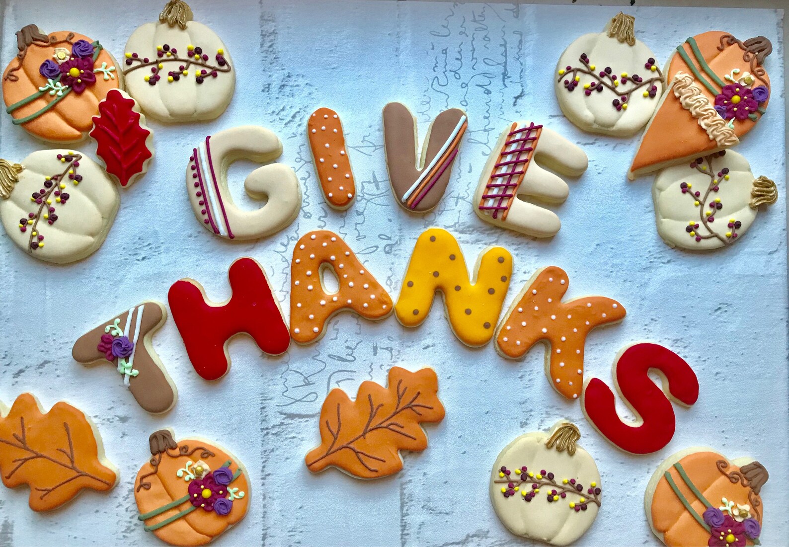 Give Thanks Cookies Set-1 Dozen - Etsy Canada