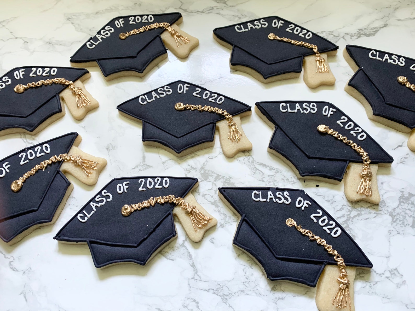 Graduation Cap Sugar Cookies-1 Dozen - Etsy Canada