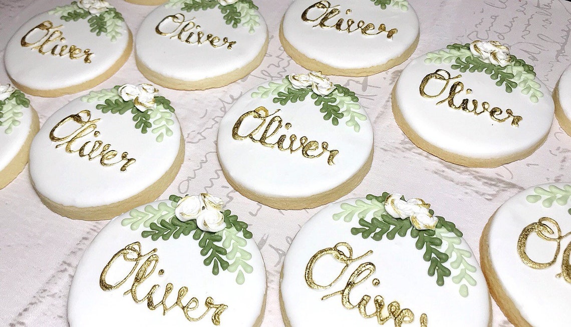 Personalized Name Cookies. 1 Dozen - Etsy
