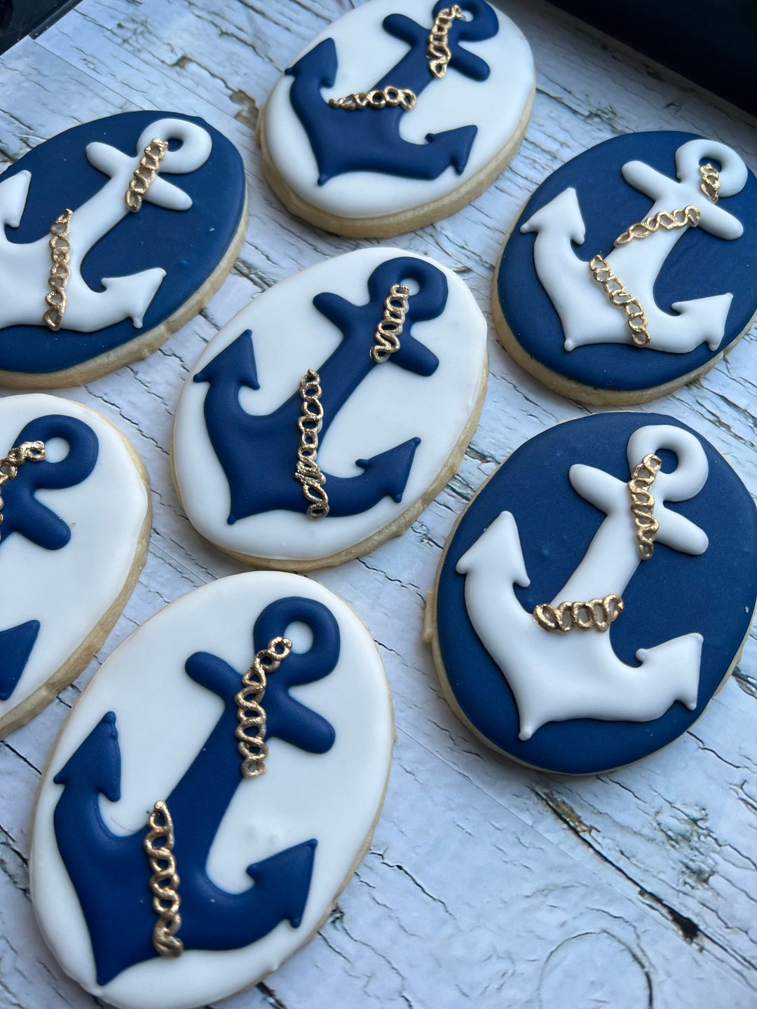 Anchor Sugar Cookies- 1 Dozen - Etsy