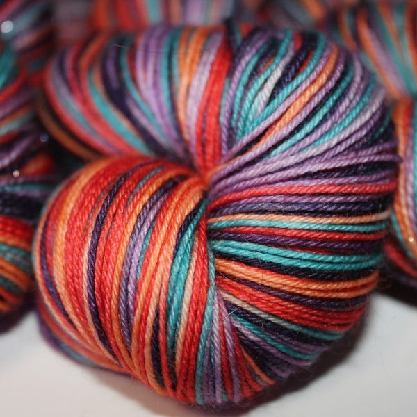 Self Striping Sock Yarn - Etsy
