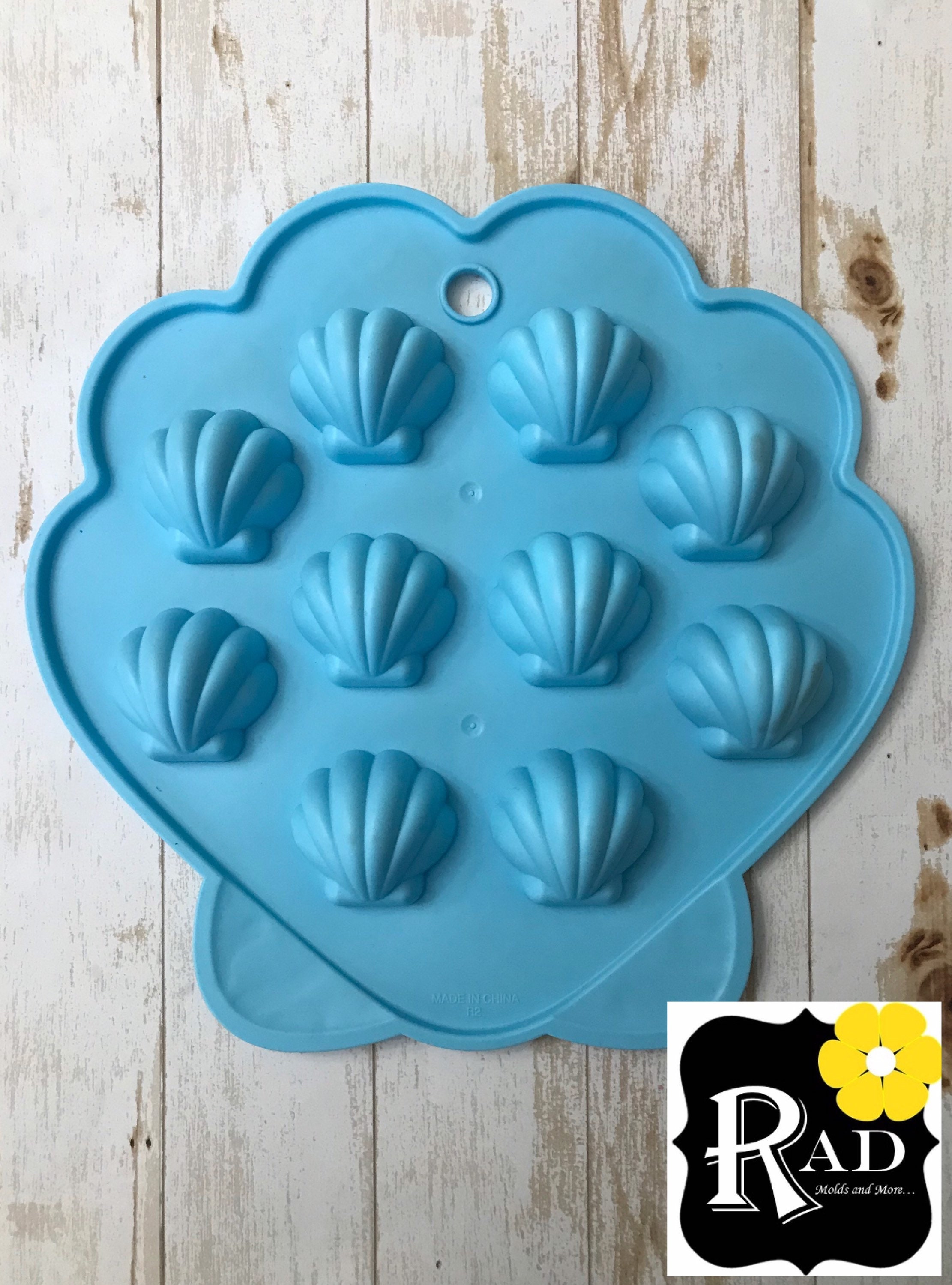10 Cavity Seashell Silicone Mold - Etsy