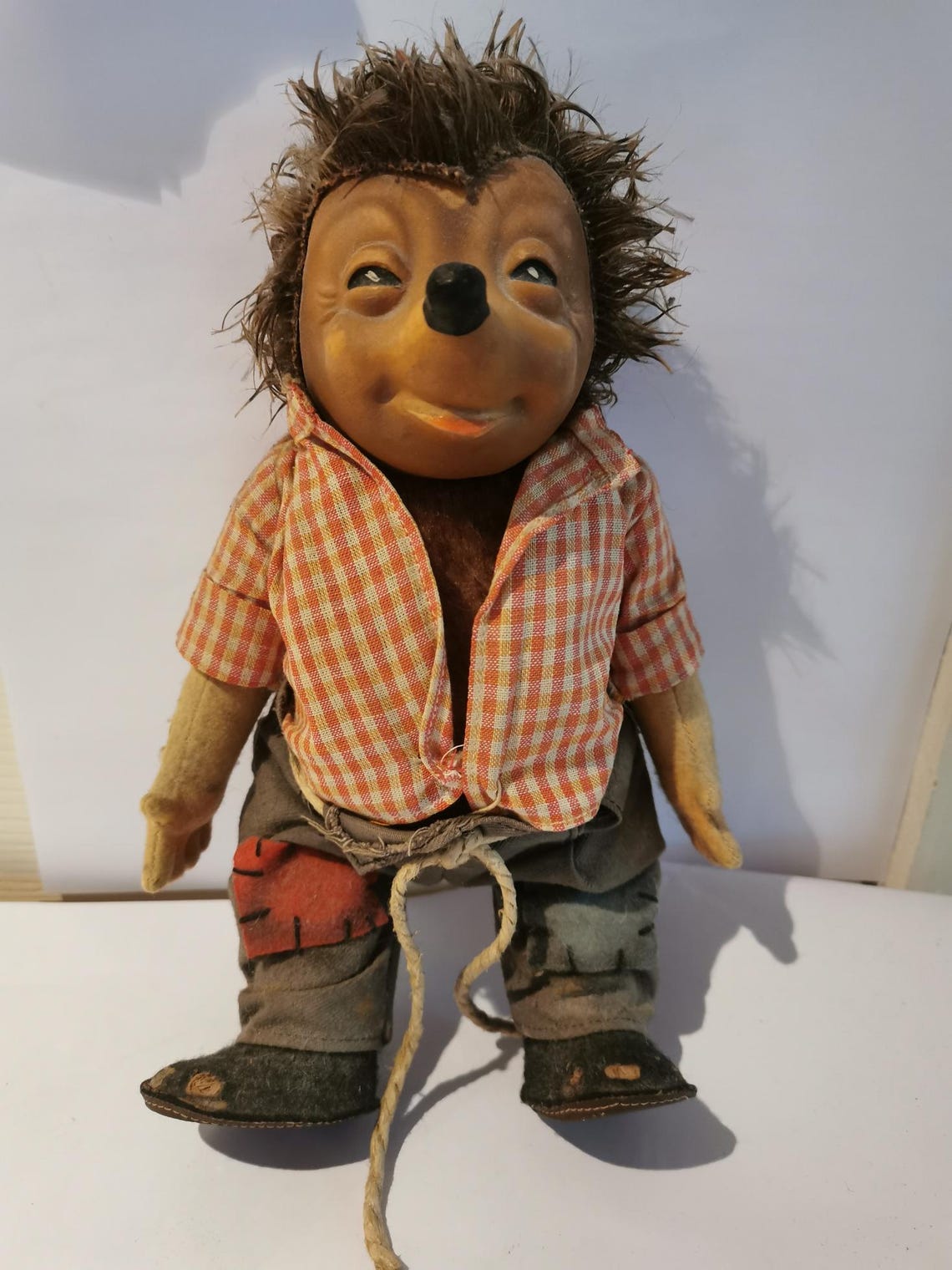 Vintage Steiff Hedgehog Macki 1950's Era Collectable. Original Aged Toy ...