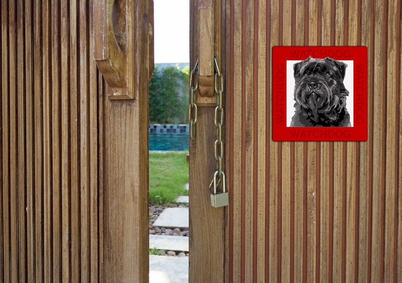 Bouvier Des Flandres Dog Sign Plate - Etsy