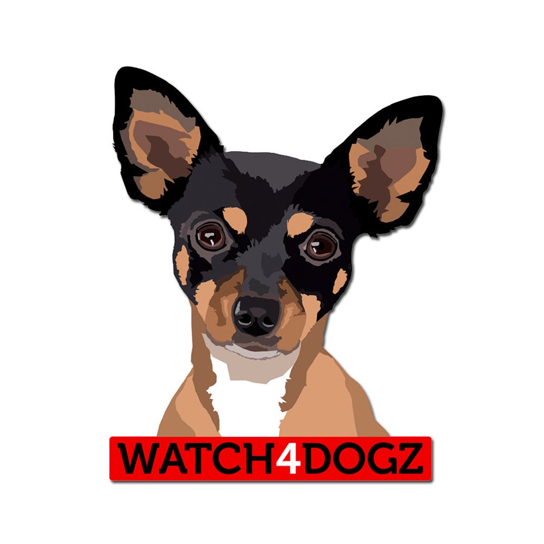 Chihuahua Dog Decal Sticker set of 2 - Etsy