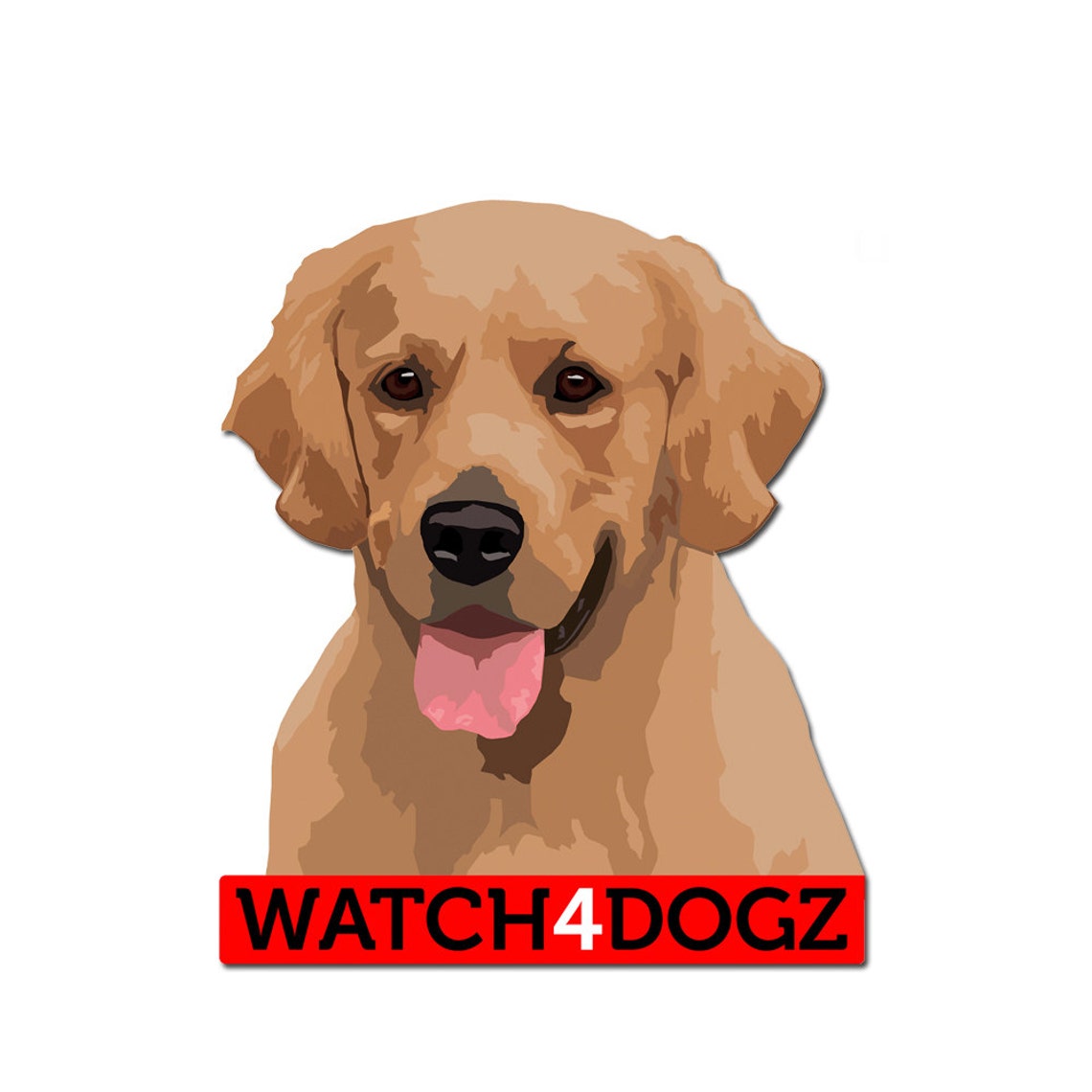 Labrador Sticker Decal set of 2 - Etsy