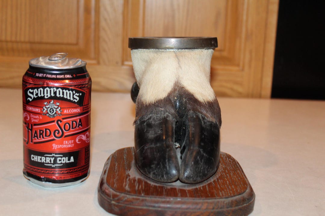 Elk Ashtray Taxidermy Foot Hoof Feet Novelty Log Cabin Decor Whitetail ...