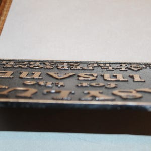 Cast Iron Embossed Sign - Etsy