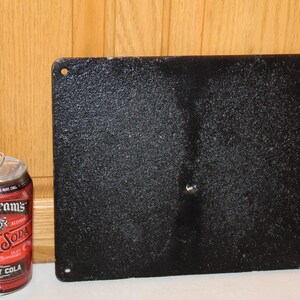 Cast Iron Embossed Sign - Etsy