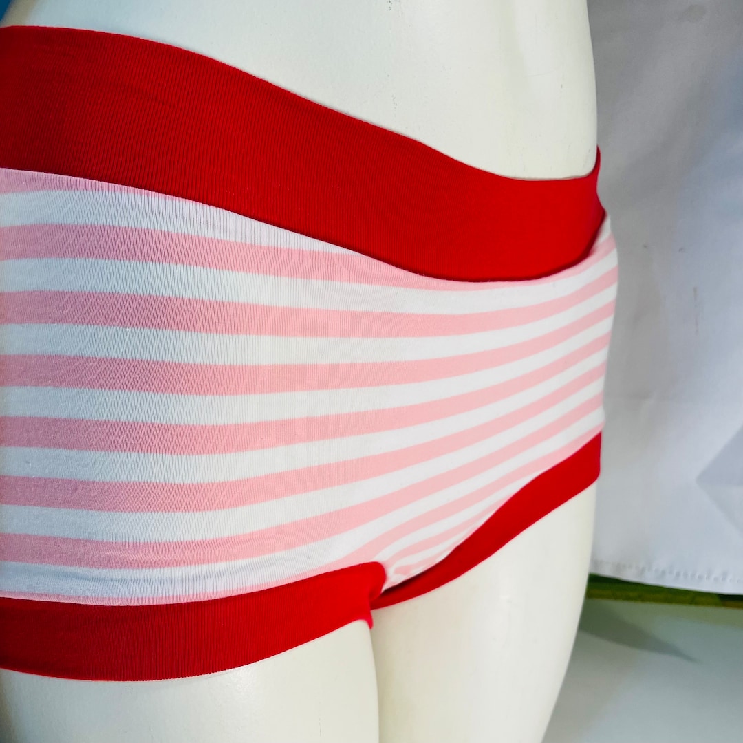 Striped Tucking Boyshort or Bikini: Gender Affirming Underwear - Etsy
