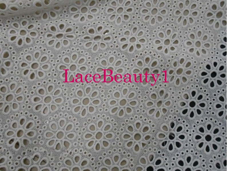 Water-soluble Lace, Soft Lace Fabric, Eyelet Lace, Flower Lace Fabric ...