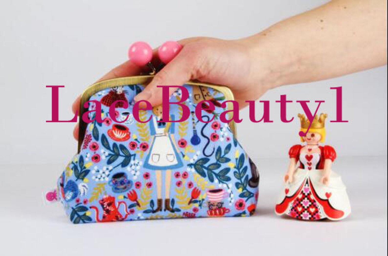 Alice in Wonderland Cotton Fabric,pure Cotton Fabric,sky Blue/dark Blue ...