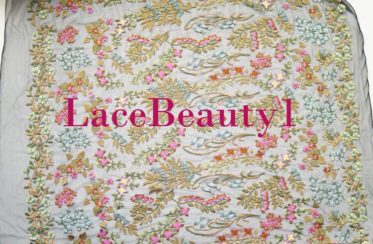 Embroidery Mesh Lacesoft Mesh Fabriccolorful Embroidery Mesh - Etsy