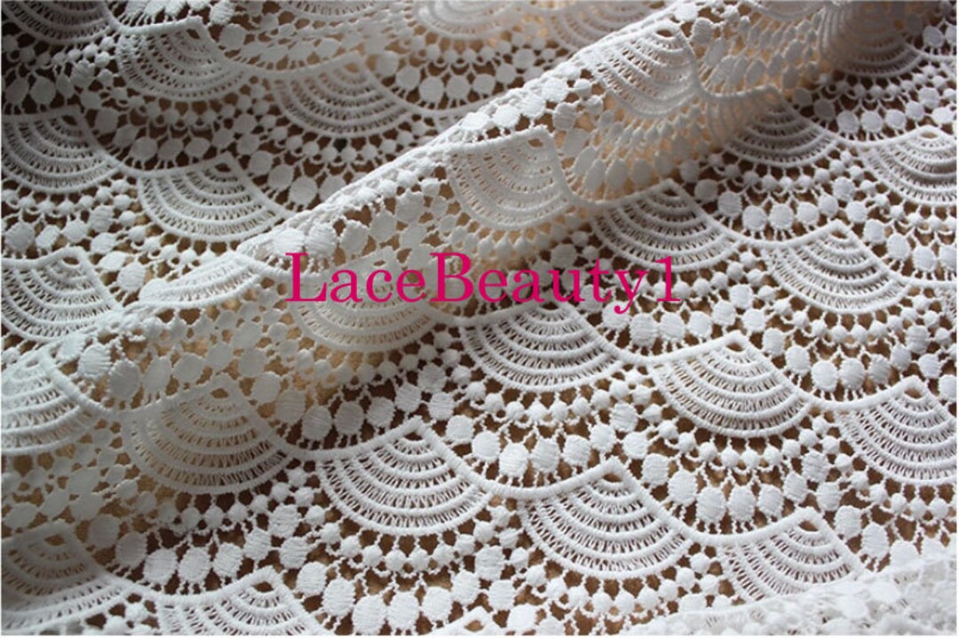 Water-soluble Lace, Soft Lace Fabric, Eyelet Lace, Flower Lace Fabric ...