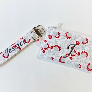 Keychain Wristlet - Personalized Keychain - Monogrammed Wristlet ...