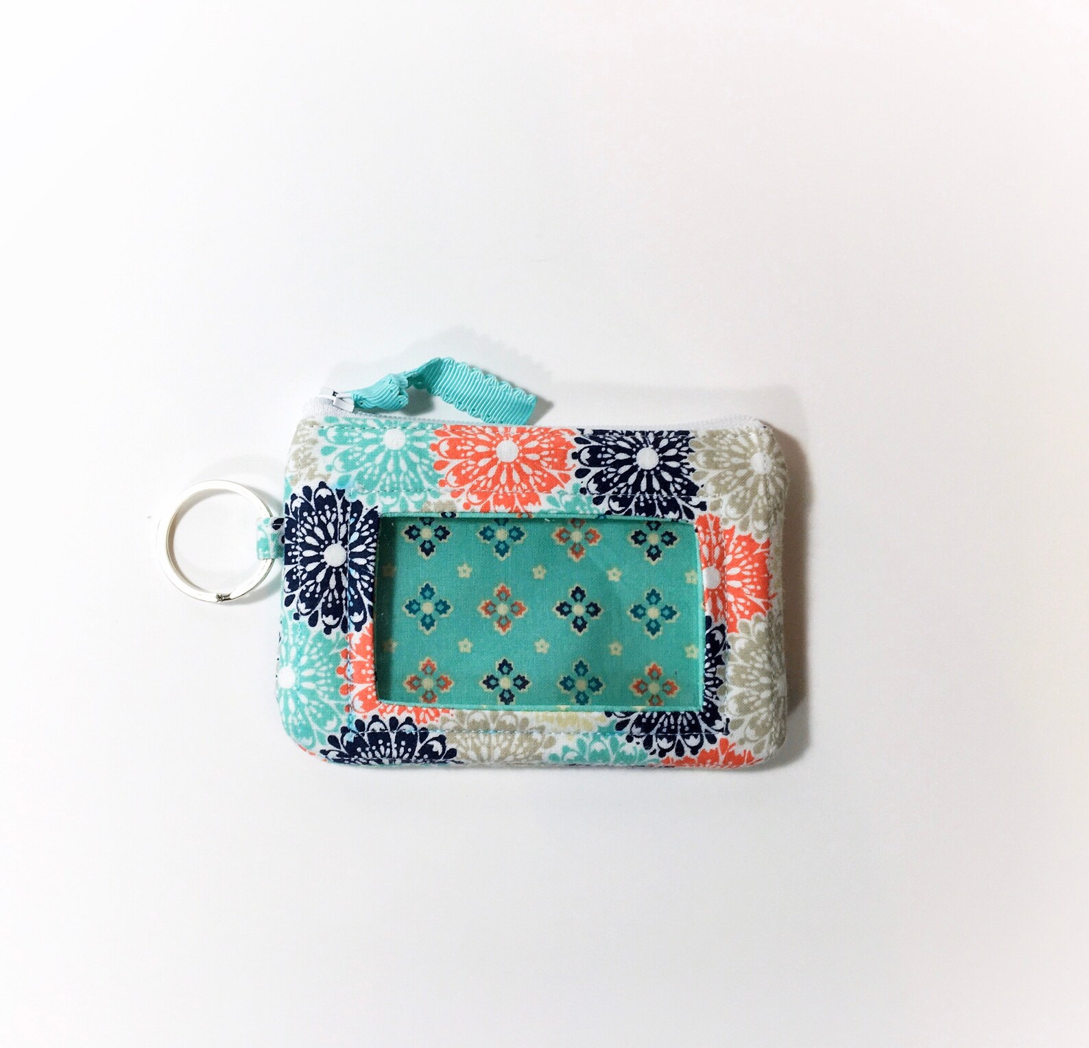 Zip ID Case Keychain Wristlet Teachers Gift Ideas Personalized Keychain ...