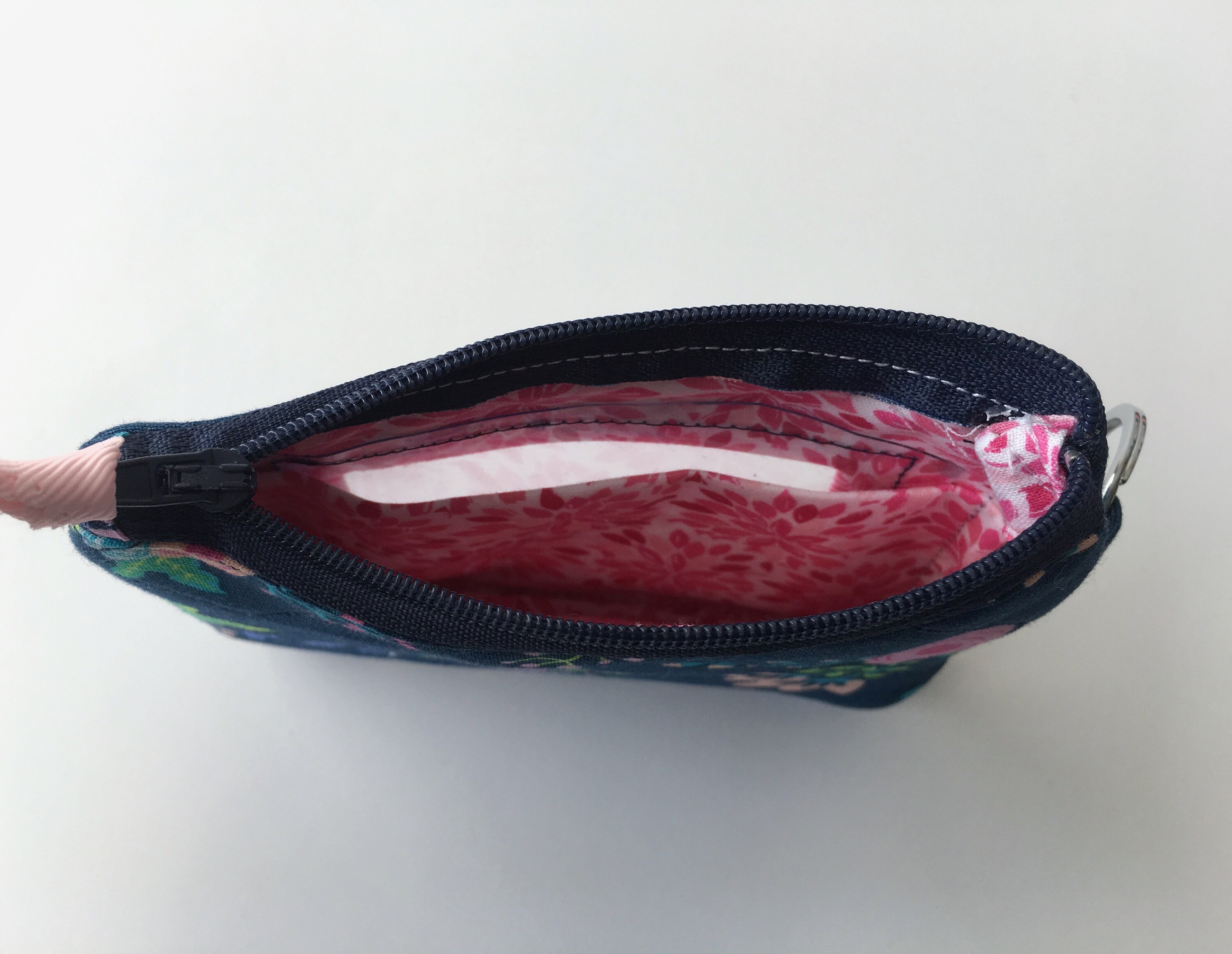 Zip ID Case Personalized Keychain Wristlet Key Fob Monogrammed Keychain ...