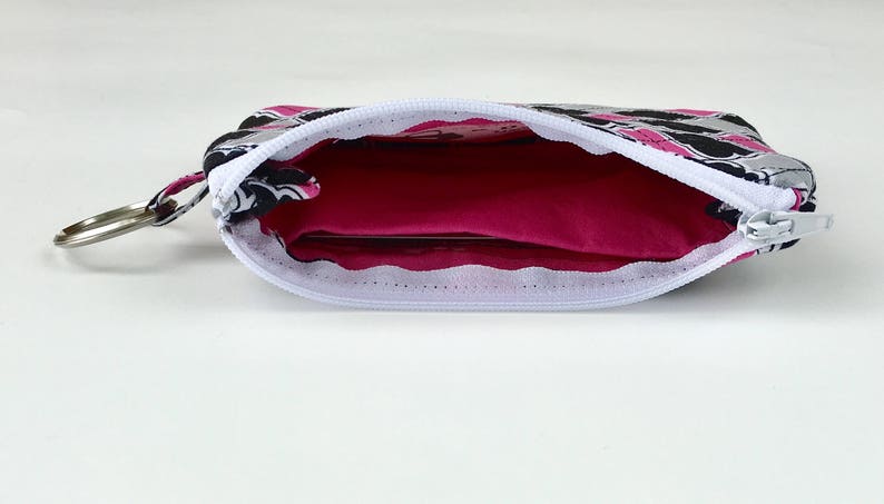 Zip ID Case Personalized Keychain Wristlet Key Fob - Etsy