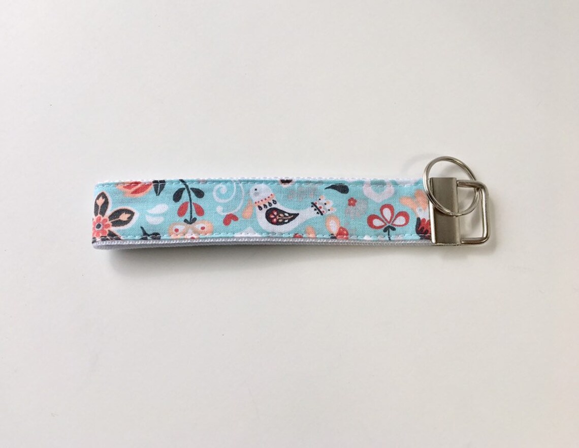 Zip ID Case Personalized Keychain Wristlet Key Fob Monogrammed Keychain ...