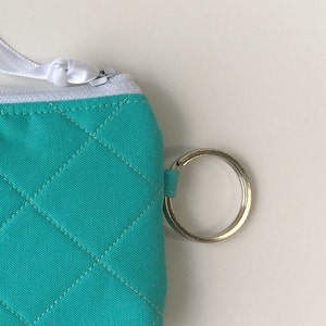 Zip ID Case - Personalized Keychain- Wristlet Key Fob - Monogrammed ...