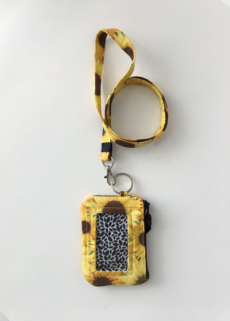 Zip ID Case Personalized Keychain Wristlet Key Fob Monogrammed Keychain ...