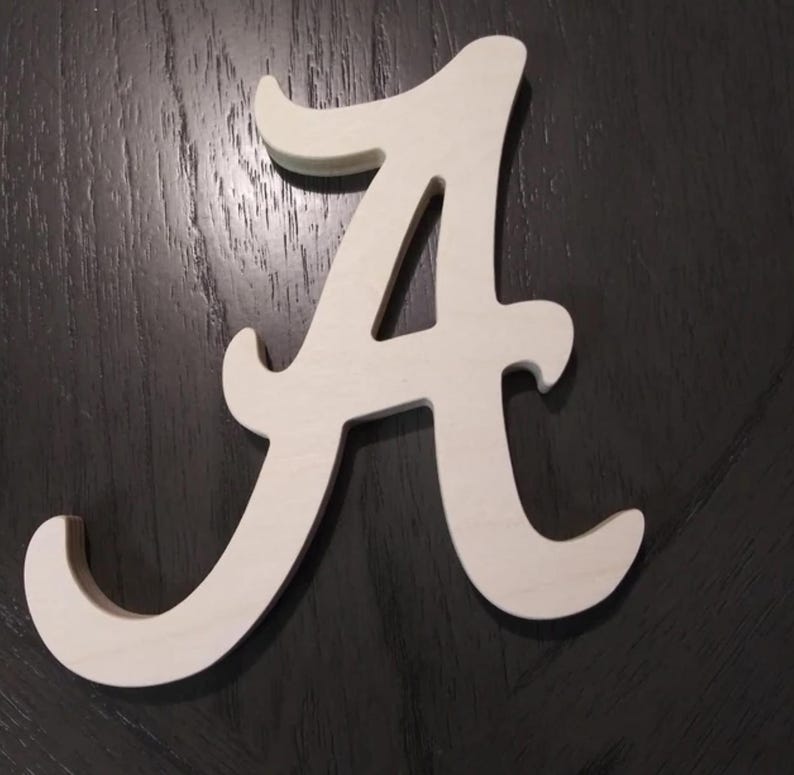 Alabama Letters Wall Decor | Home Decor Wall Letters | Alabama A Letter ...