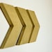 Wooden Chevron Arrows Cutout Wall Decor Wall Art 3 Pieces Farmhouse ...