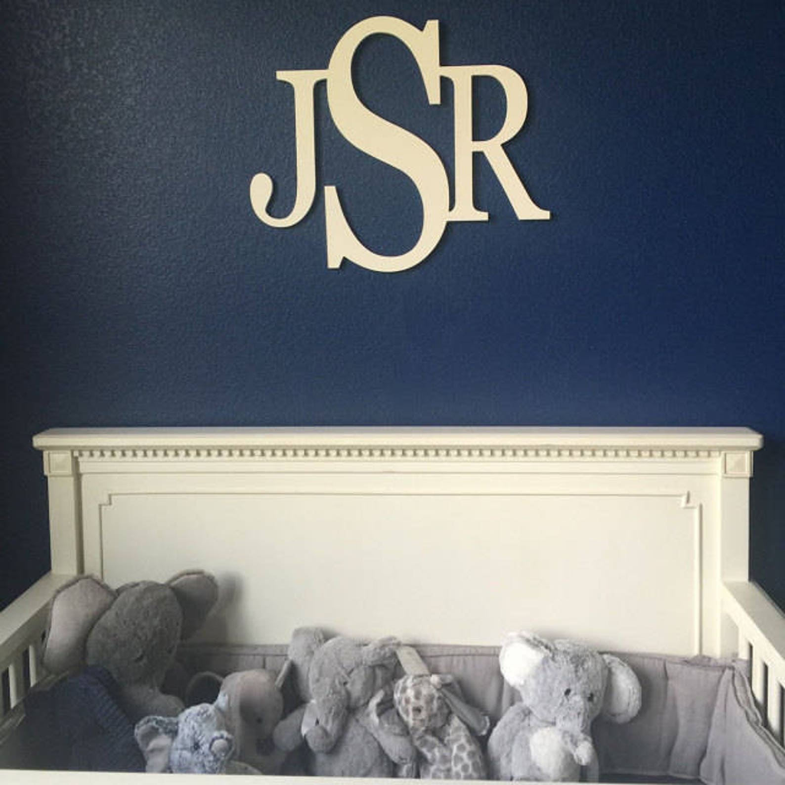 Personalized Wooden Monogram Wall Letters Wall Hanging | Etsy