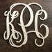 18 Wooden Monogram Wall Letters Wall Hanging Nursery - Etsy