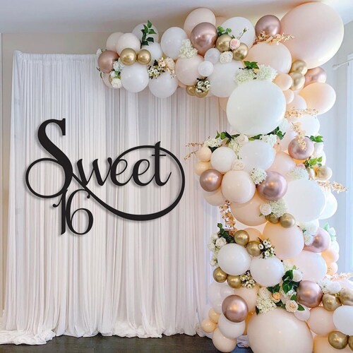 Sweet 16 Wood Sign Sweet 16 Name Cutout Wood Sweet 16 - Etsy