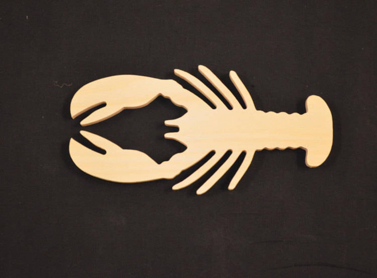 Wooden Lobster Shape Cutout Nautical Ocean Decor Nautical - Etsy