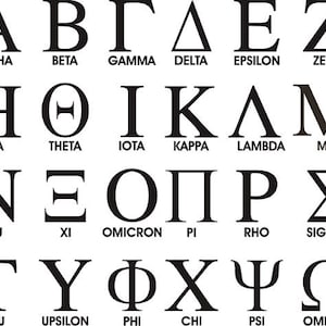 Wooden Greek Letter - Wooden Letters - Alpha Beta Gamma Sorority ...