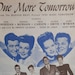 50% OFF! Sheet Music, "one More Tomorrow" 1945, Antique - Etsy