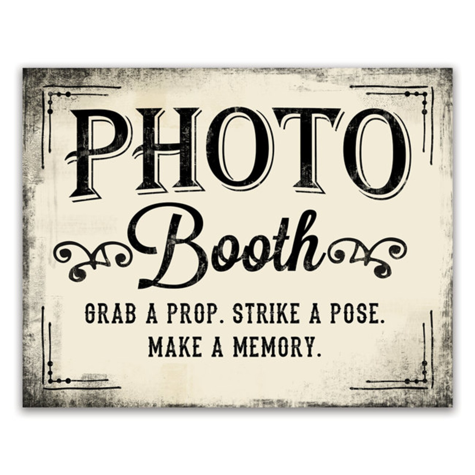 Photo Booth Wedding Sign / Instant Download / DIY Print at Home - Etsy
