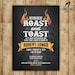 Retirement Roast and Toast Party Invitation - Custom Digital Design or ...
