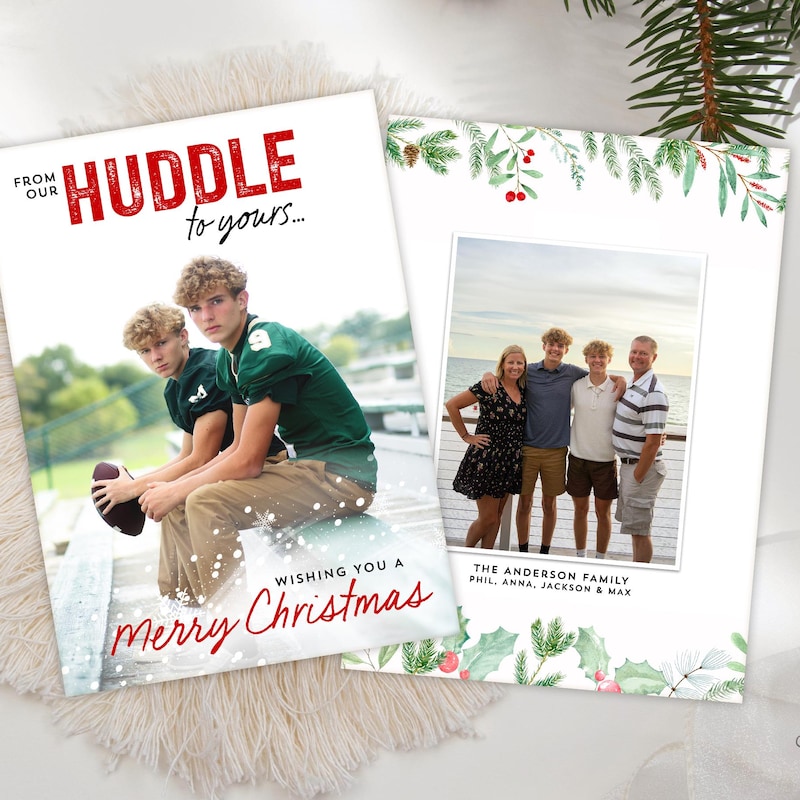 Athletes Christmas Cards - Etsy
