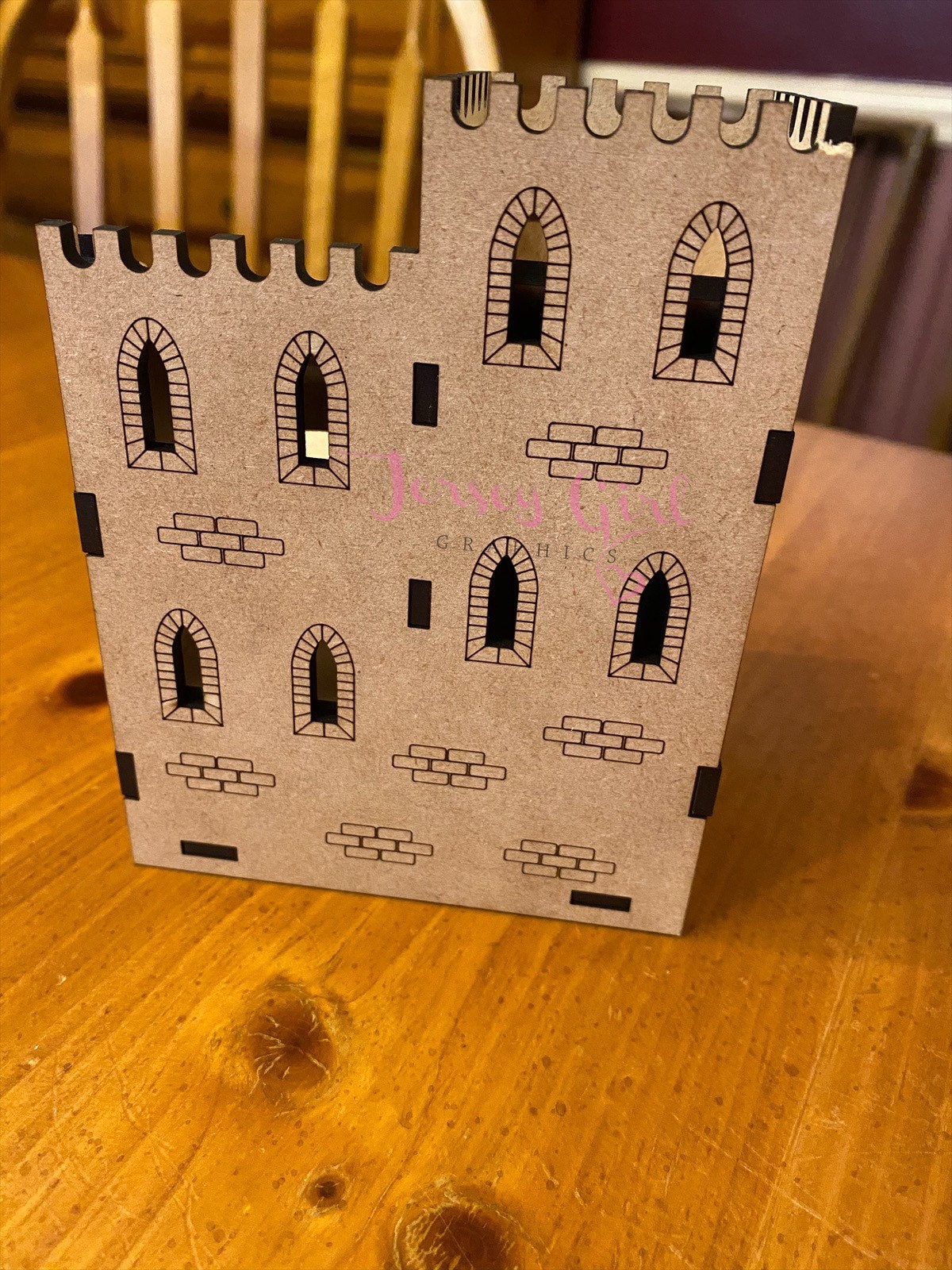 Custom Wooden Dice Castle Tower Tray Role Playing Board - Etsy