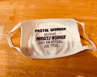 Postal Face Mask - Etsy