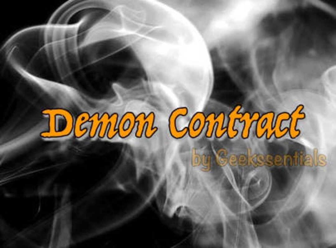 Demon Contract Roll on Fragrance 10 Ml- Supernatural Beard Oil - Etsy