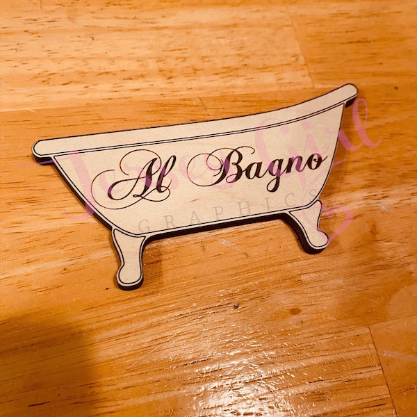 Italian Bathroom Sign - Etsy
