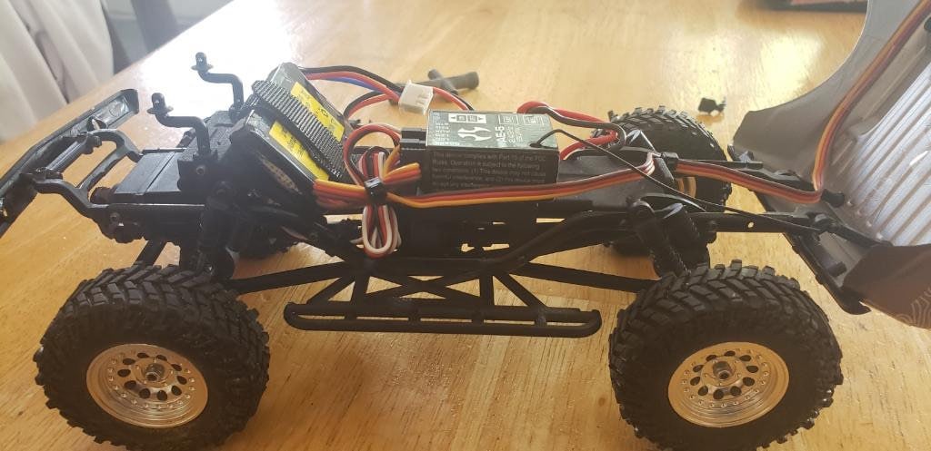 1:24 Scale Scx24 Rear Lay Down Shock Mounts Rc Hobby Accessory | Etsy