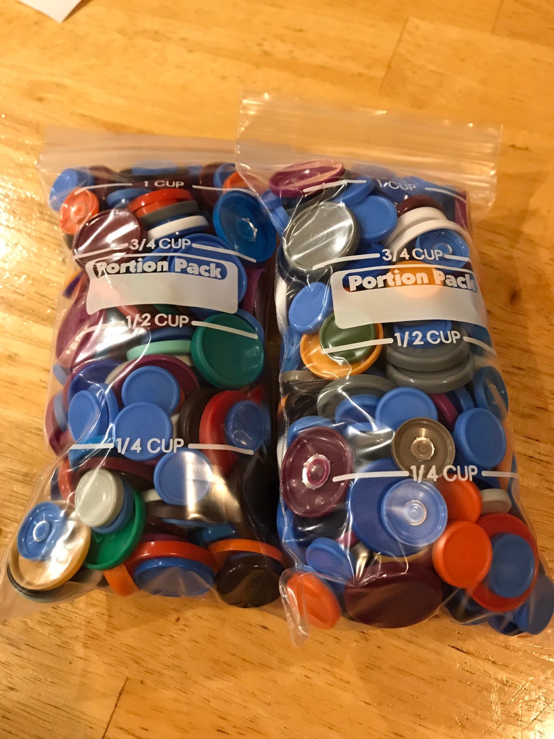 Bag of Assorted Color and Size Vial Caps Rn Diy Arts Crafts Random ...
