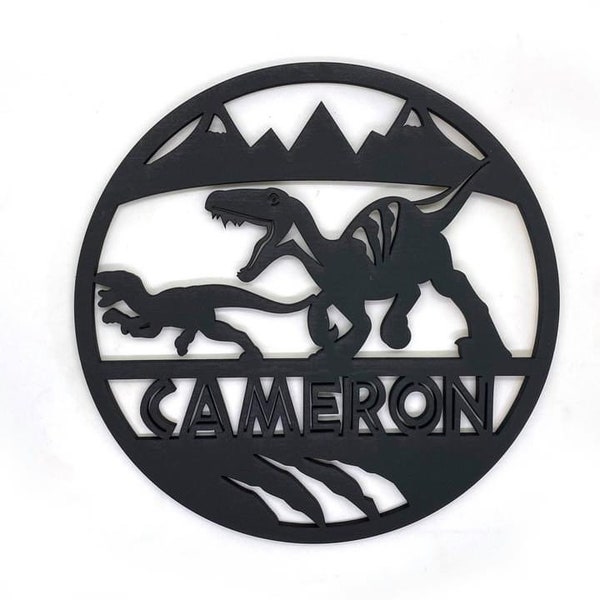 Jurassic Park Raptor Sign - Etsy