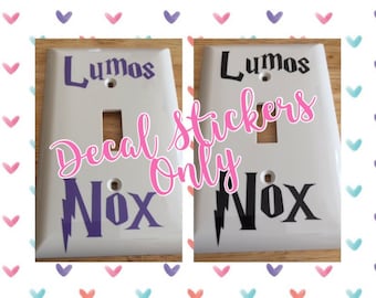 Lumos Nox Castle Light Switch Plate - Etsy