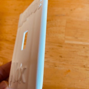 CLEARANCE* 3D Printed Light Switch Cover Lumos Nursery Theme Room Kids ...