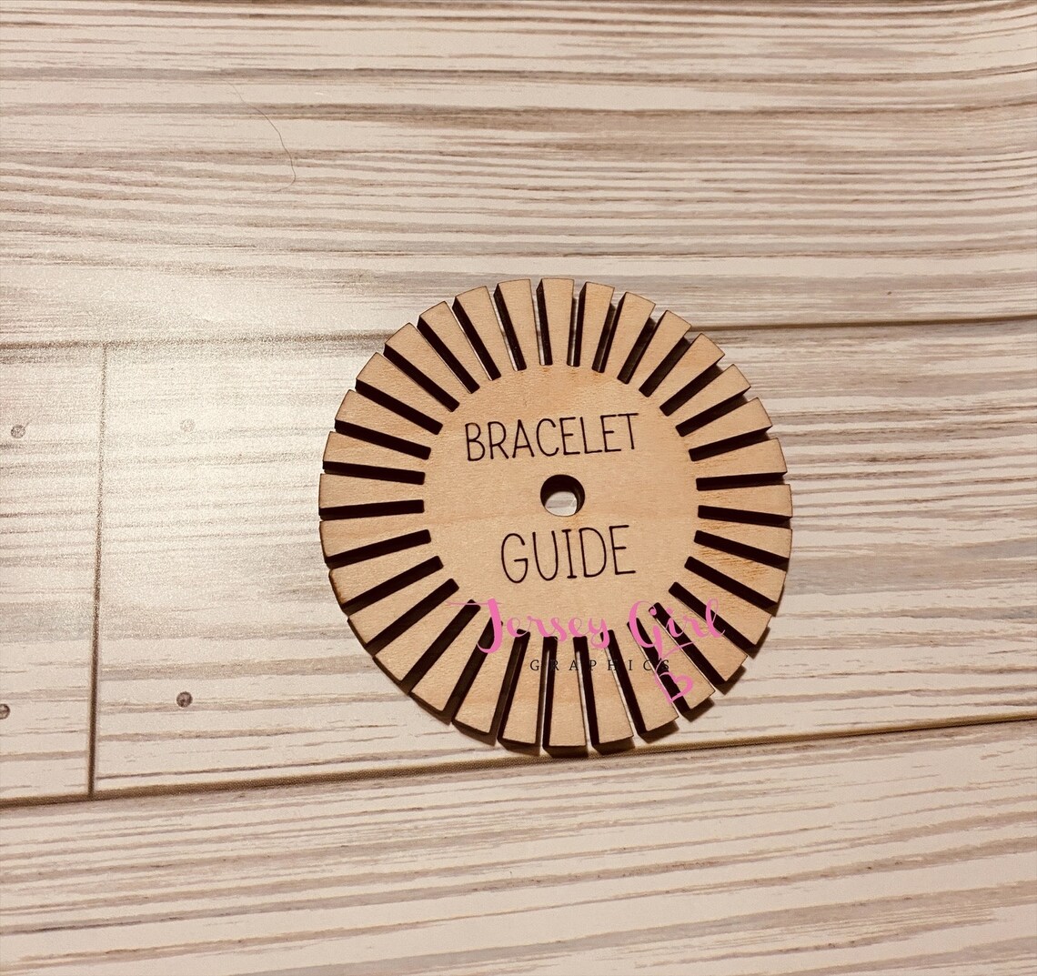 Friendship Bracelet Wooden Wheel Disc Loom Guide Braid Trollen Kumihimo ...